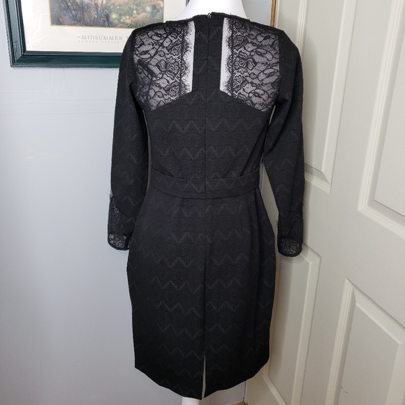 Arefeva | Dresses | New Arefeva Black Lace Bodycon Long Sleeve Dress ...